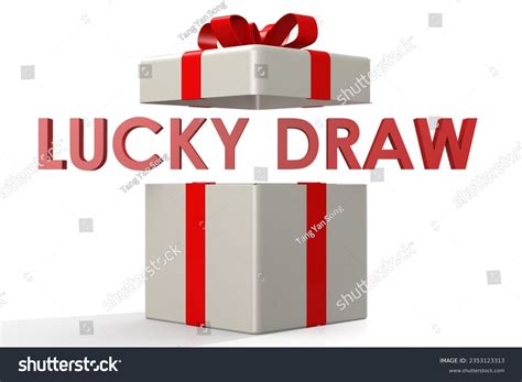 Open T Box Lucky Draw Word ภาพประกอบสต็อก 2353123313 Shutterstock