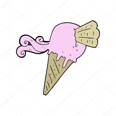 Cartoon Ice Cream Cone Stock Vector Image By ©lineartestpilot 96428872