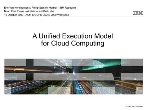 Pdf A Unified Execution Model For Cloud Computing · Pdf Filea Unified