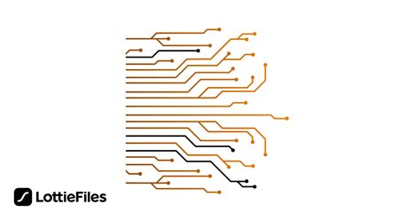 Orange Circuit Board 02 By Max Baxter LottieFiles
