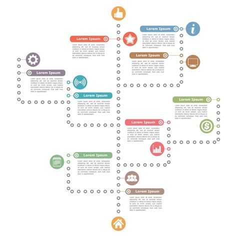 tree diagram infographic template 59467323 vector art at vecteezy