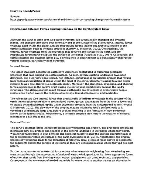Essay External Forces Pdf Would External Intervention By Military
