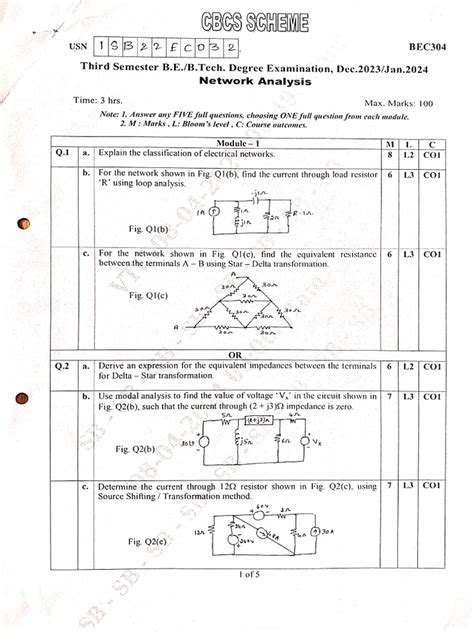 Bec304 Previous University Qp Pdf