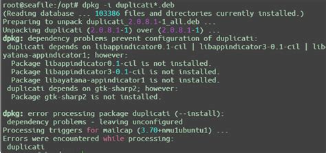 How To Fix This My Linux Version Is Ubuntu Lts Duplicati