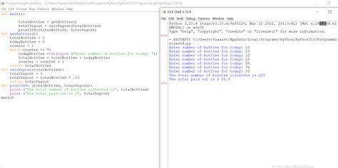 Solved Please Follow These Steps And Do It In Idle Thank You Write