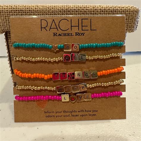 RACHEL Rachel Roy Jewelry Nwt Rachel Roy Set Of 5 Bracelets Do All