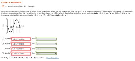 solved chapter 16 problem 050 your answer is partially