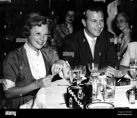 Happily Marrieds June Allyson And Dick Powell Enjoy An Evening At New