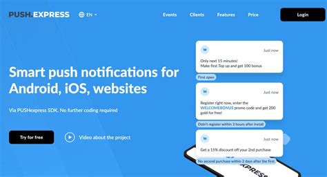 PUSH Express Increasing The Effectiveness Of Push Notifications For Mobile And Web Platforms