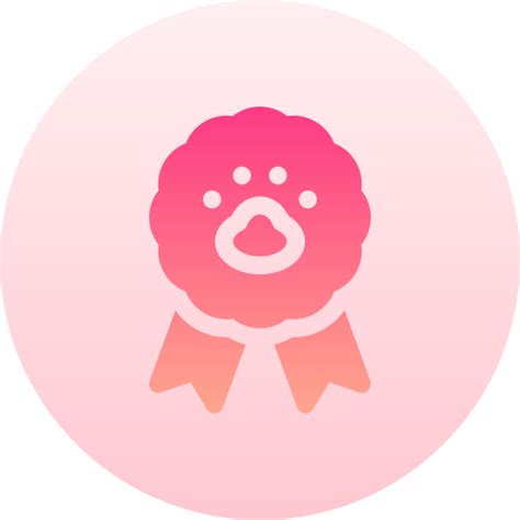 Badge Basic Gradient Circular Icon