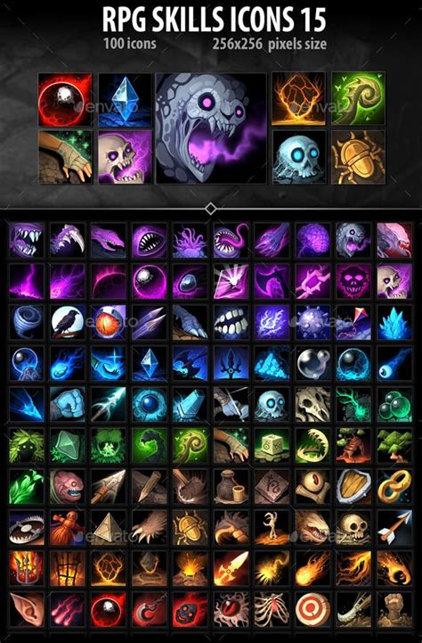 RPG Skills Icons 15 Rpg Icon Skills