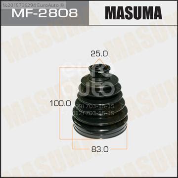MF2808 Пыльник ШРУСа MASUMA (пластик) MASUMA | Запчасти на DRIVE2
