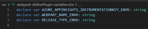 how to handle env variable using defineplugin in spfx solutions