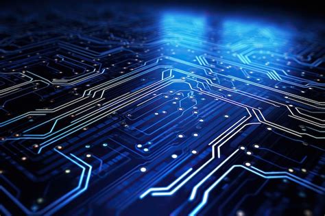 Premium Ai Image Circuit Board Technology Background 3d Rendering Toned Image