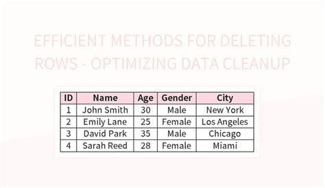 Free Removing Data Entries Templates For Google Sheets And Microsoft Excel Slidesdocs