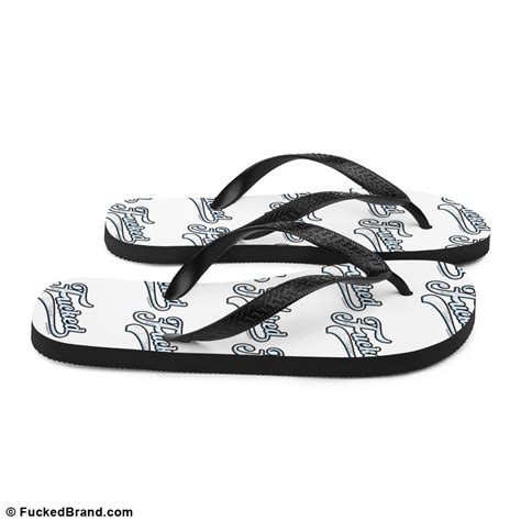 Essential Fucked Unisex Flip Flops Fucked Brand
