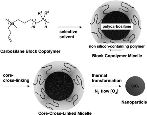 Synthesis Of Core‐crosslinked Carbosilane Block Copolymer Micelles And