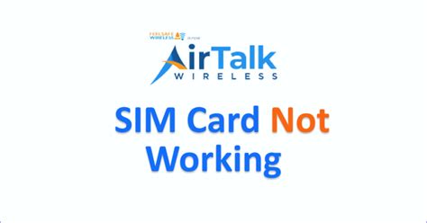 How To Fix Airtalk Wireless Sim Card Not Working Networkbuildz