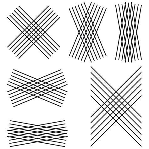 Premium Vector Intersecting Lines Art Geometric Grid Simple Abstract