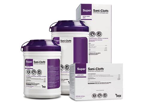 Super Sani Cloth Germicidal Disposable Wipe Life Assist