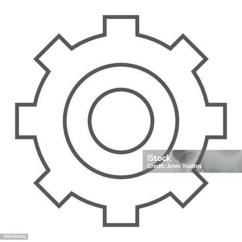 설정 선 아이콘 기술 및 서비스 기어 기호 벡터 그래픽 흰색 바탕에 선형 패턴 10에 대한 스톡 벡터 아트 및 기타 이미지 10 개념 공학 Istock