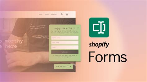 Shopify Forms Shopify Forms Capture Customer Info To Grow Your List Shopify App Store