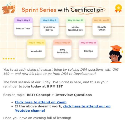 🚀 Wrapping Up An Amazing 3 Day Dsa Sprint With Geeksforgeeks As Part Of