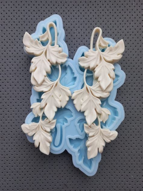 3diko молд силиконовый для творчества гипса эпоксидной смолы Листья 1655 купить на Ozon по