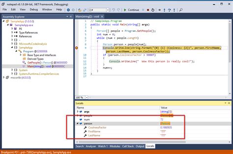 confusing debuggers proxy objects washi