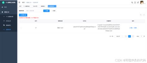 Springbootvue 前后端分离 个人健康记录系统前后端分离的个人健康管理系统设计 Csdn博客