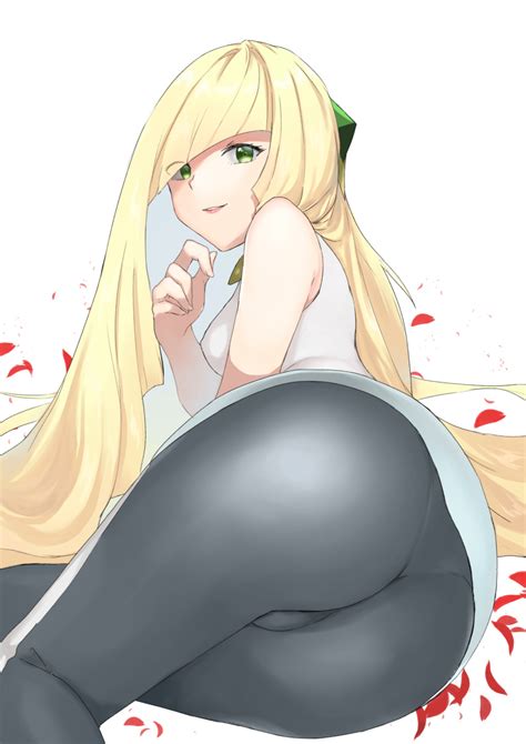Rule 34 1girls Ass Big Ass Blonde Hair Eye Contact Green Eyes Konnichinyannya Long Hair