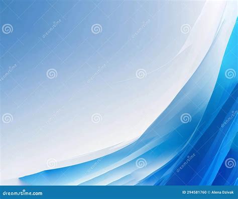 A Blue Abstract Wave Background Generative Ai Stock Illustration Illustration Of Shine