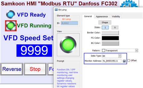 Samkoon HMI Modbus RTU Danfoss FC Tutorial Plc