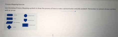 Solved Process Mapping Exercise Use The Below Process Chegg Com
