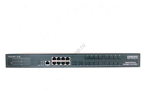 Купить Коммутатор Osnovo SW-70818/L2 управляемый L2+ Gigabit Ethernet ...