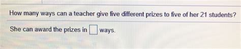 Solved Determine The Number Of Permutations Arrangements