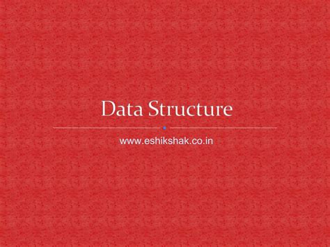 Data Structure Ppt