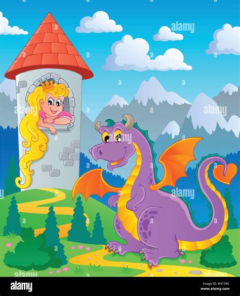 Dragon Theme Image 3 Stock Vector Image And Art Alamy