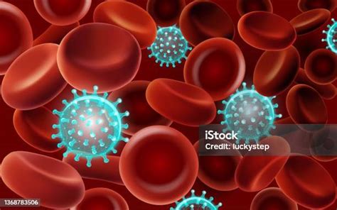 현미경 바이러스는 혈관 3d 렌더링을 닫습니다 실험실 분석 감염 바이러스 인플루엔자 독감 폐렴 현대 과학 기술 의학 벡터 일러스트레이션 3차원 형태에 대한 스톡 벡터 아트