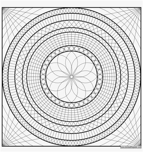 Geometric Coloring Pages Mandala Coloring Pages Doodle Kaleidoscope