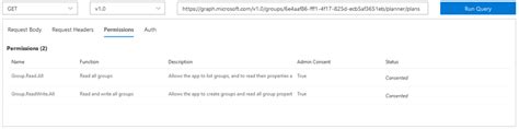 Microsoft Graph Explorer Way To Manage Planner
