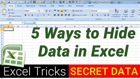 5 Ways To Hide Data In Excel Data Hiding In Excel
