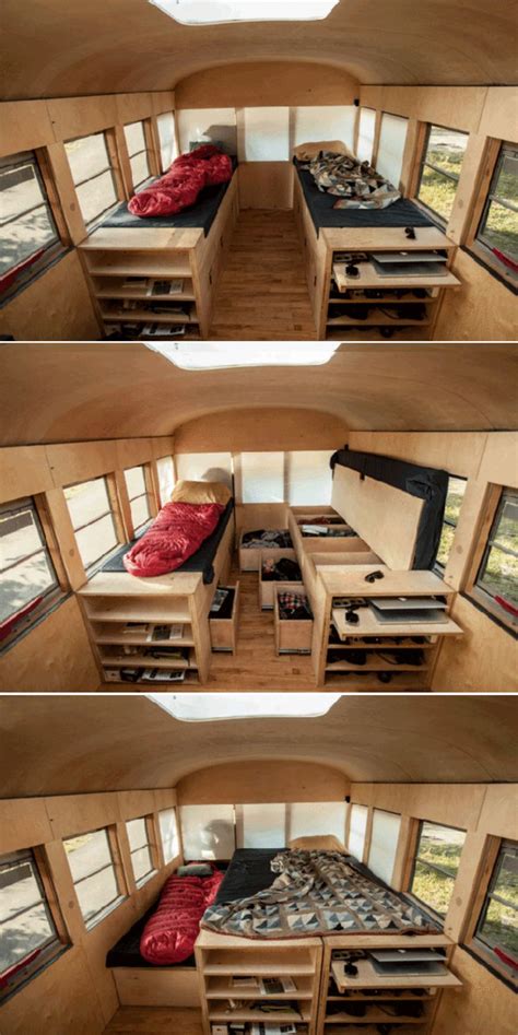 Hank Butitta Bus Conversion School Bus Tiny House Bus Living House