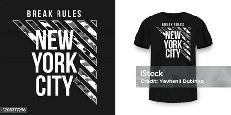 위장 질감의 밀리터리 밀리터리 스타일의 T 셔츠 디자인 셔츠 프린트를 위한 슬로건이 있는 뉴욕시 타이포그래피 그래픽 프린트가