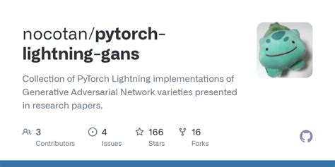 Github Nocotanpytorch Lightning Gans Collection Of Pytorch