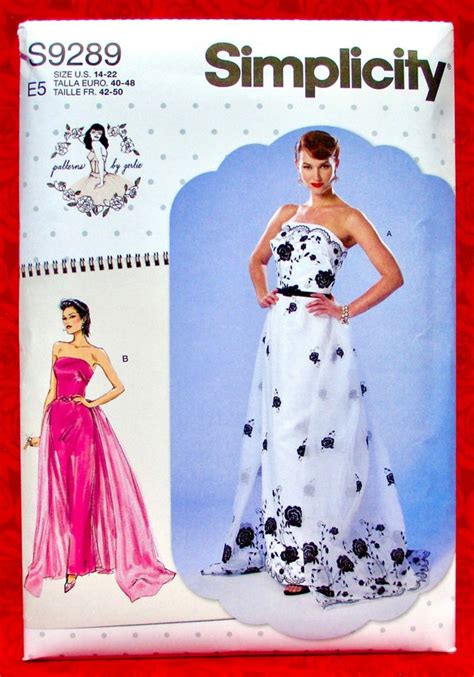 Simplicity Dress Patterns Prom