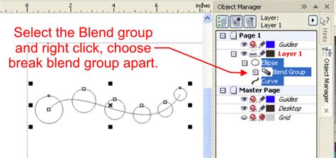 How Can I Delete The Path When Using The Blend Tool CorelDRAW X CorelDRAW Graphics Suite X