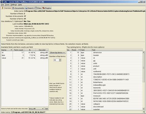 More On Explorer Indexing Sap Community