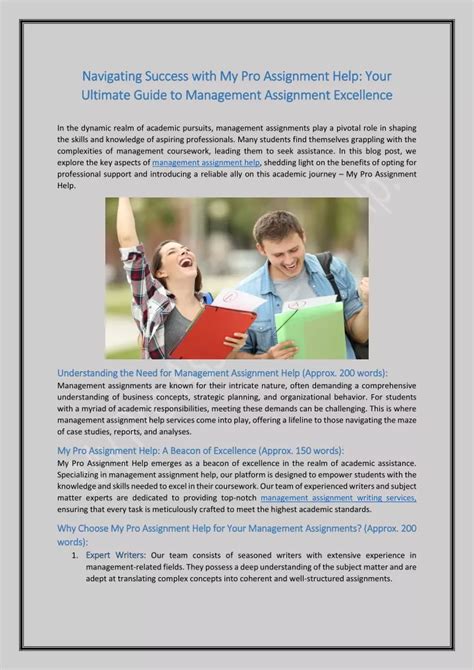 Ppt Navigating Success With My Pro Assignment Help Your Ultimate