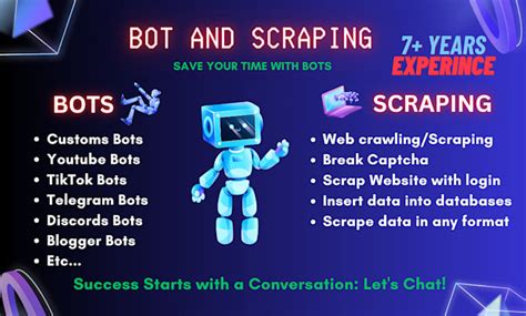 create custom bots for website scraping and automation by piriyaraj